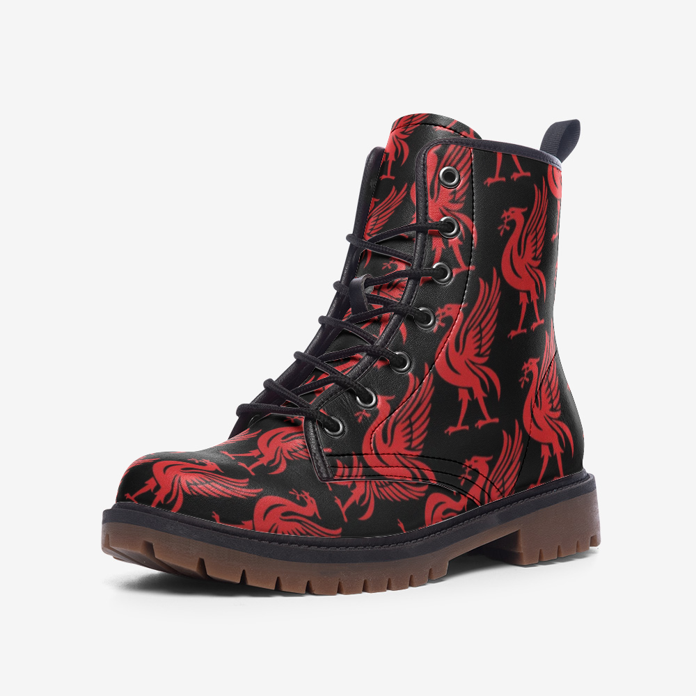 Liver Bird Liverpool Combat Boots | HipHatter